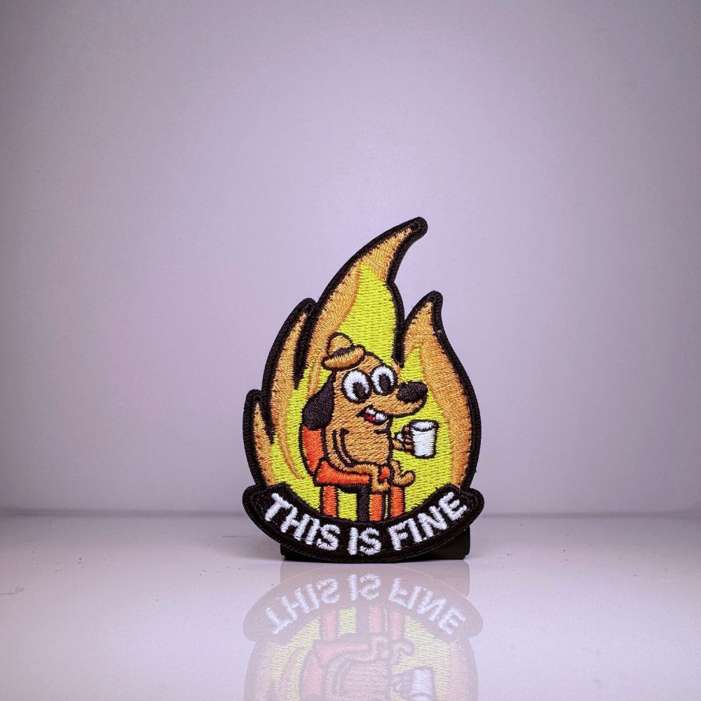 This Is Fine Patch – DoLife Attached
